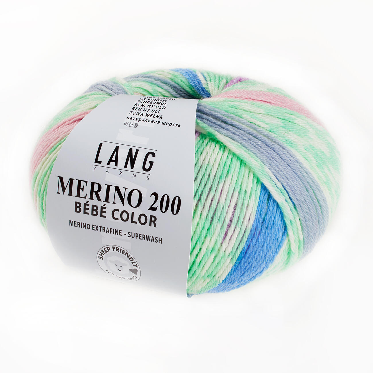 Merino 200 Bébé Color von LANG Yarns, 21 versch. Farben