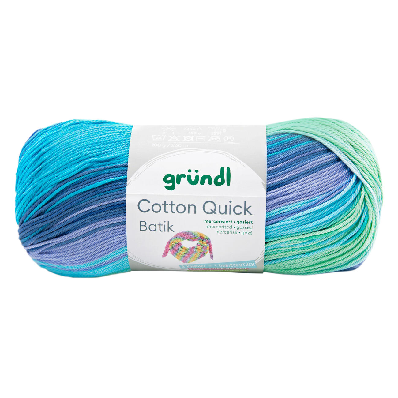 Cotton Quick Batik von Gründl, 8 versch. Farben