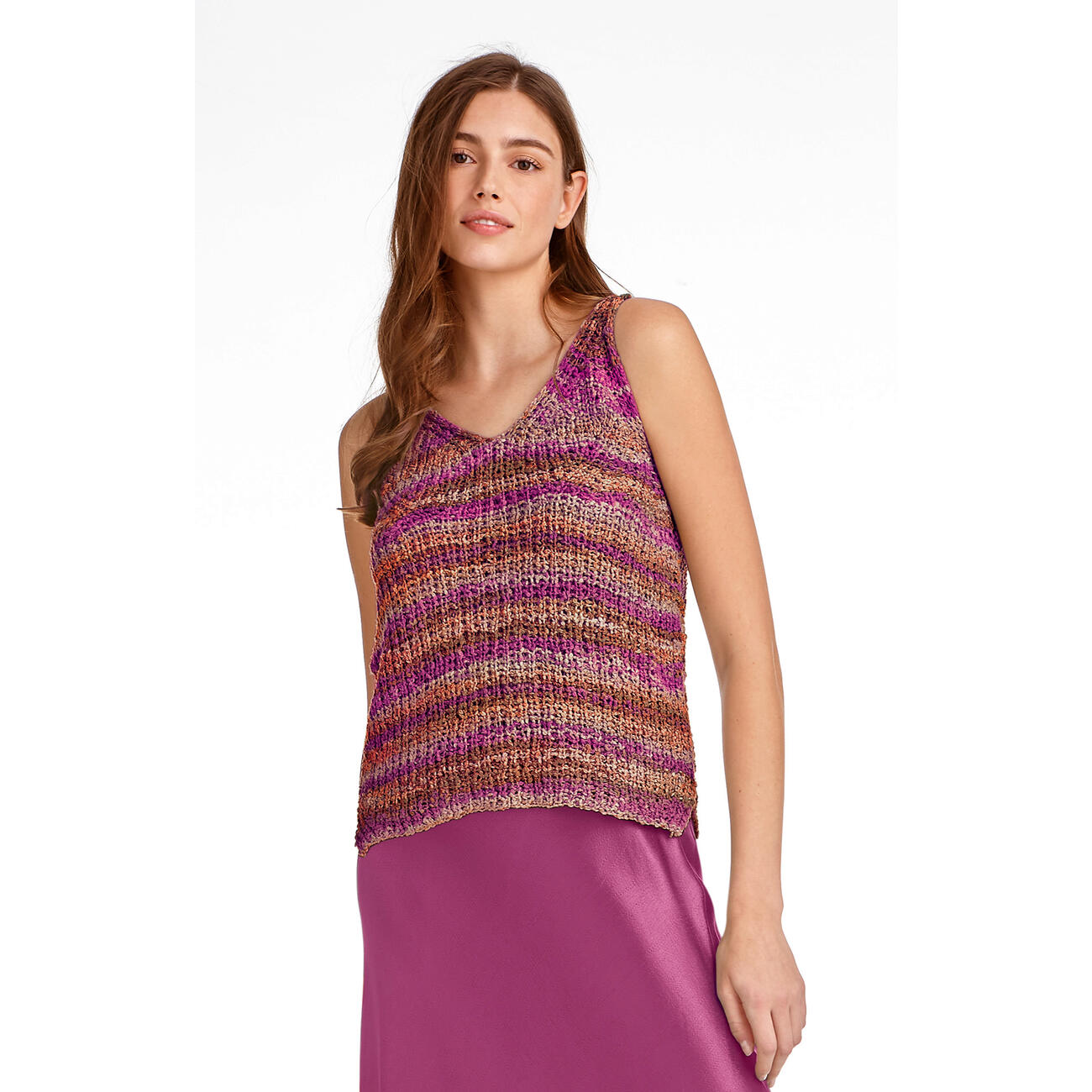 Anleitung 031/5, Top aus Hedda von Junghans-Wolle, 1 versch. Farben